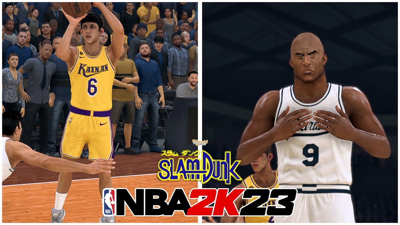 NBA 2K23 Slam Dunk Anime Mod - Kainan vs Miuradai - YouTube