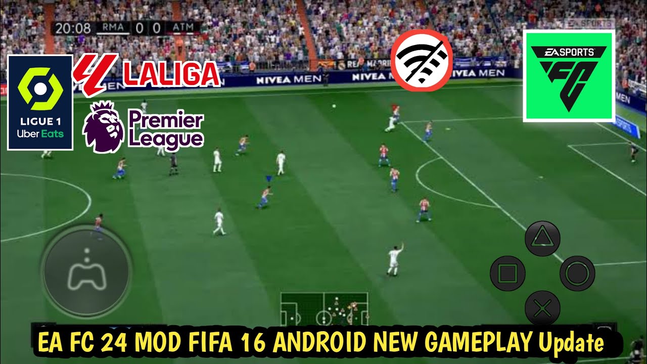 EA FC MOD FIFA 16 ANDROID OFFLINE NEW UPDATE HIGH GRAPHICS DETAIL ALL ...