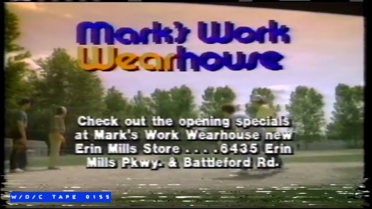 Mark's Work Wearhouse Commercial Compilation - 1985 - YouTube
