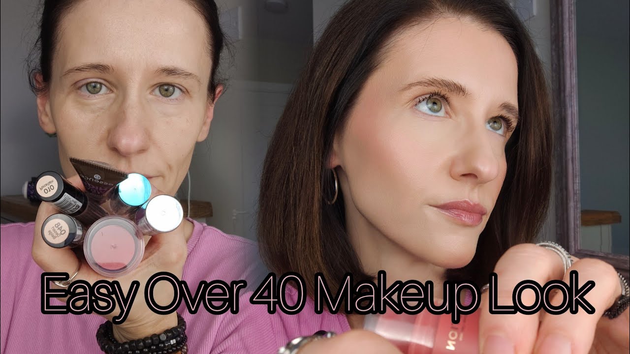 QUICK & EASY OVER 40 MAKEUP TUTORIAL - 5 MINUTES MAKEUP LOOK USING 6 ...