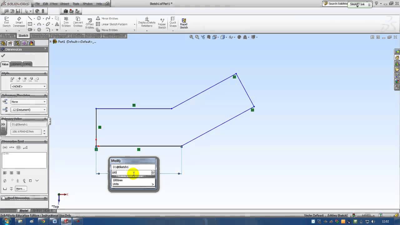3d modelling - Introductie 1 - sketch tool - YouTube