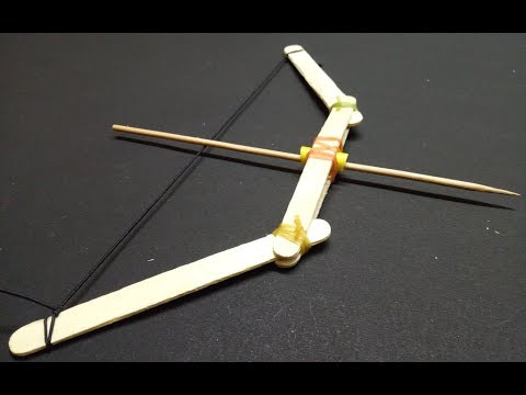 DIY candy stick / popsicle stick bow - YouTube