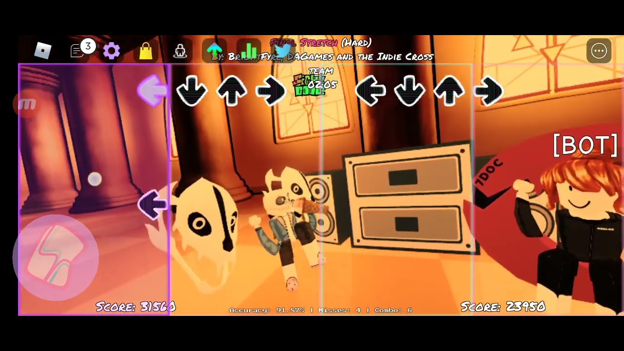 Playing as Sans [Funky Friday Indie Cross] Final Stretch Song - YouTube