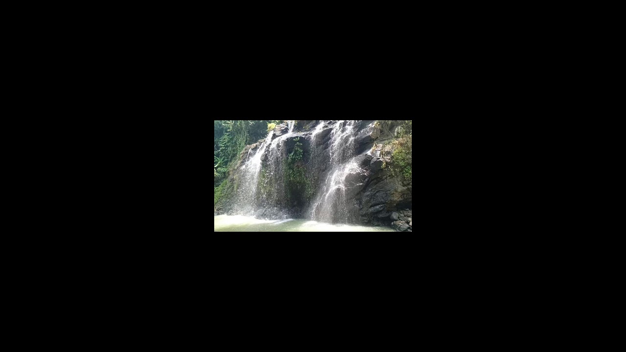 waterfall relaxing from curug goong water relax #relax #soundriver # ...