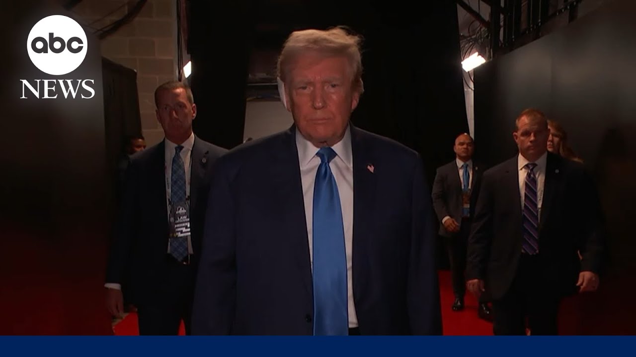 Donald Trump makes his entrance at the RNC day 2 - YouTube