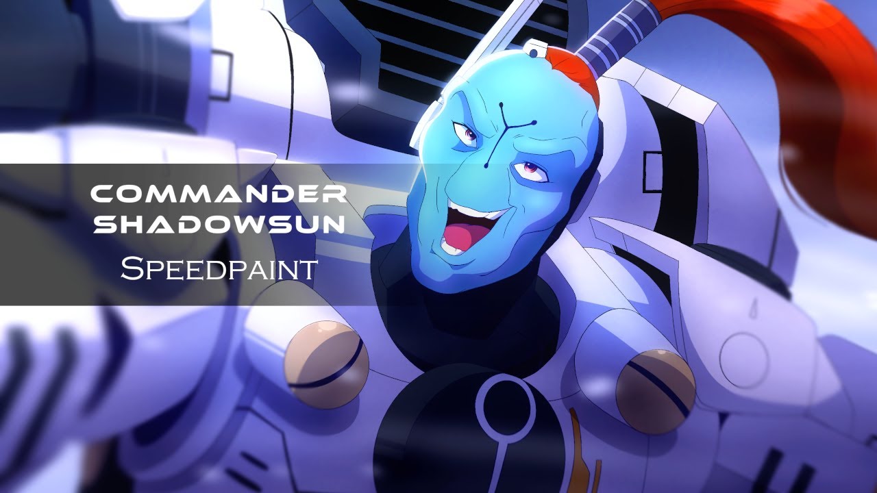COMMANDER SHADOWSUN Speedpaint - Warhammer40k fanart - YouTube