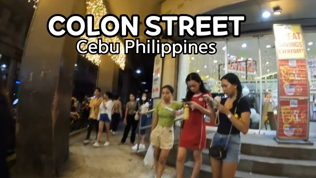 세부 콜론 거리, Cebu City’s Oldest Colon Street, Philippines. - YouTube