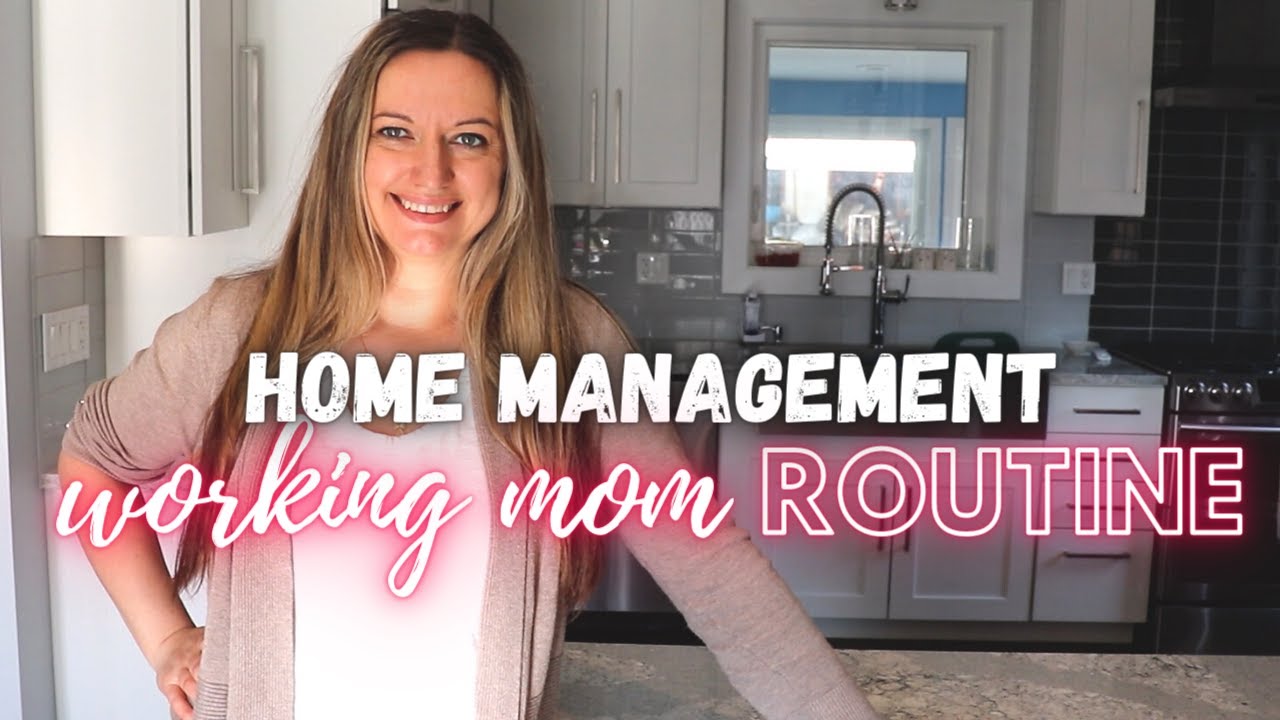 REALISTIC FULL TIME WORKING MOM DAILY HOME MANAGEMENT ROUTINE | DAILY ...