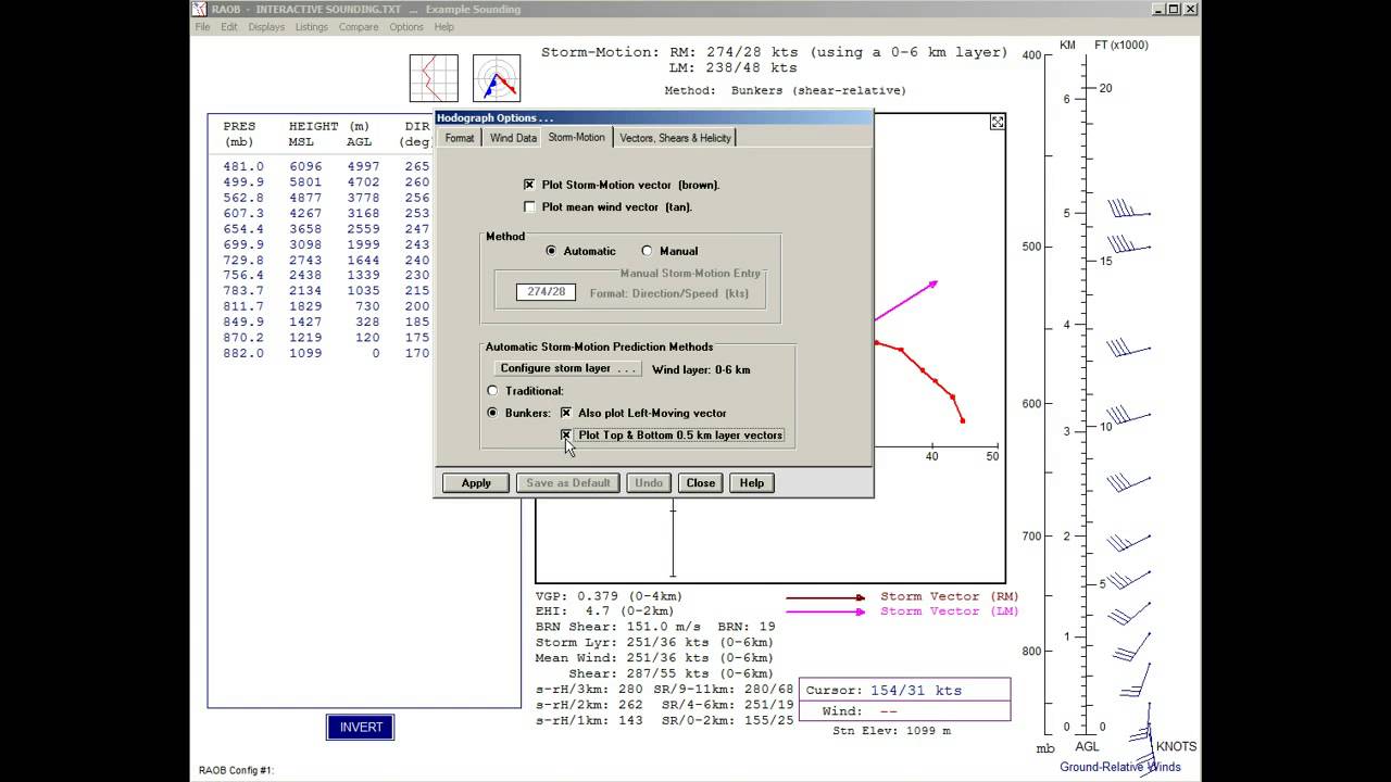RAOB Interactive Hodograph - YouTube