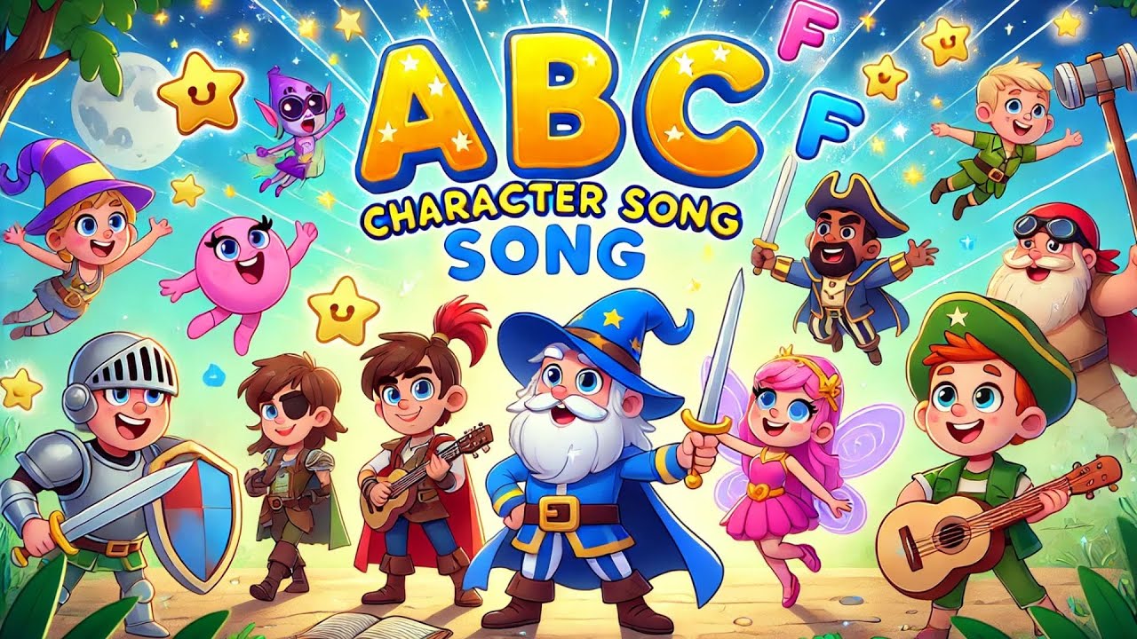 A to Z Characters | Fun ABC Song for Kids - Alphabet Character Song | A ...