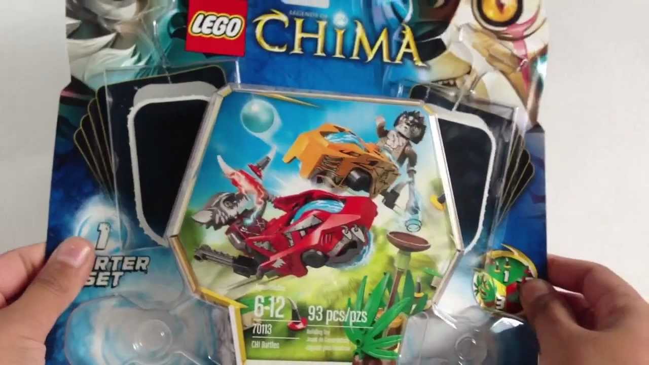 Lego Speedorz Legends of Chima Chi Batlles Starter Set Review - YouTube