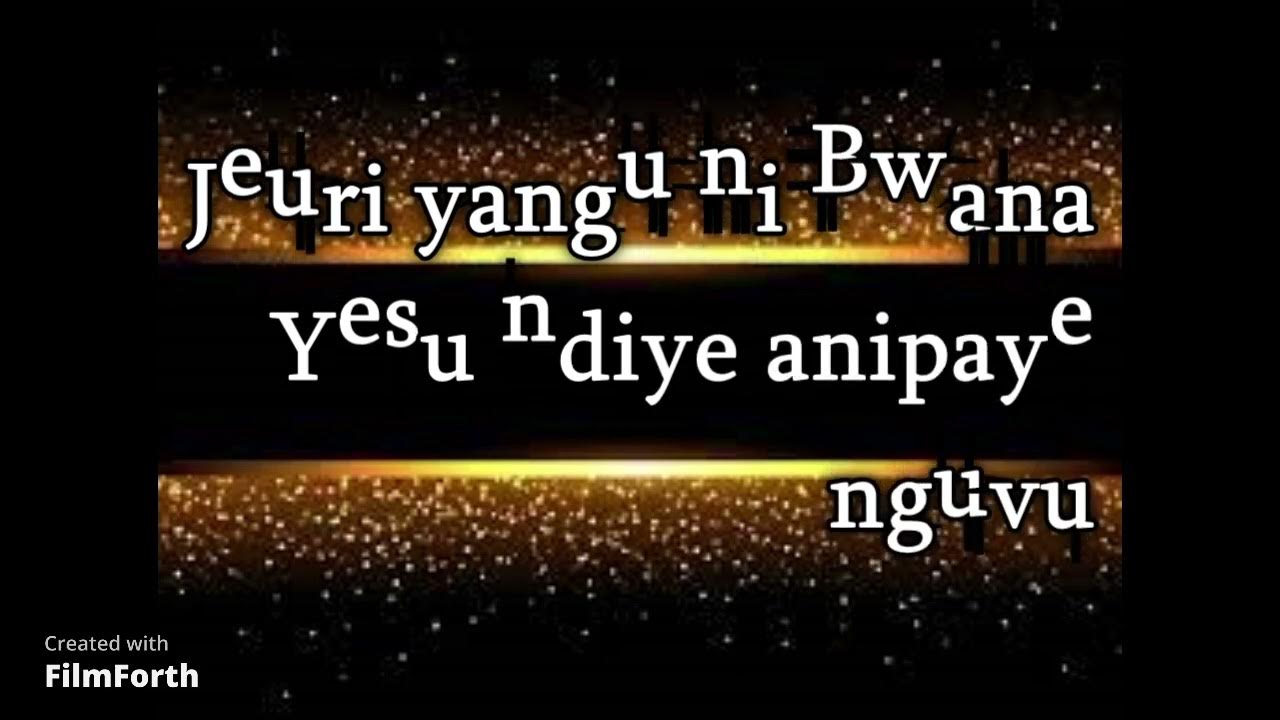 Tegemeo langu ni Yesu lyrics...Ft Lawrence Kameja/perfomed by Melodic ...