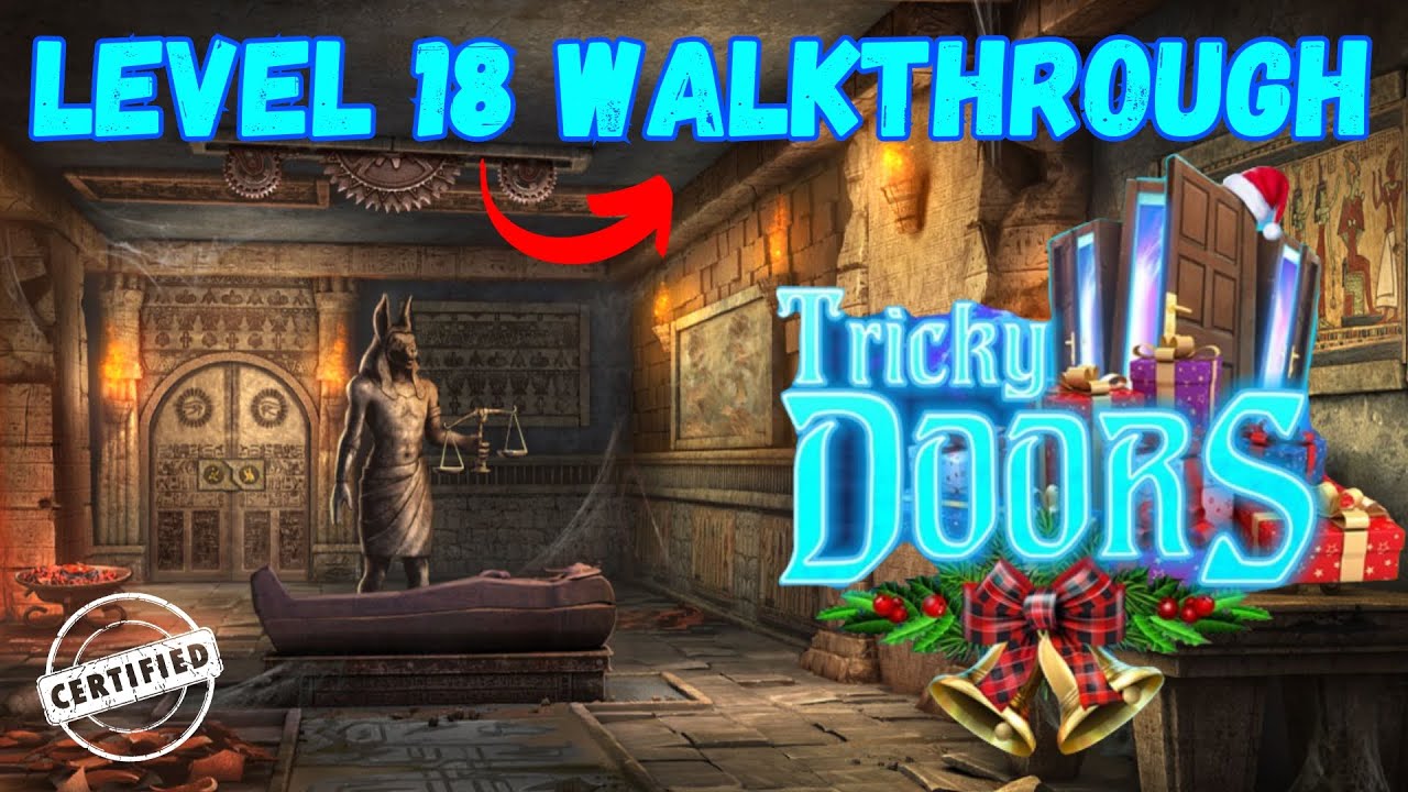 Tricky Doors Level 18 Egyptian Pyramids - Full Walkthrough - Let's play ...