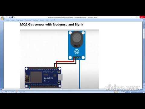 MQ2 Gas sensor with Nodemcu and Blynk using mobile notification - YouTube