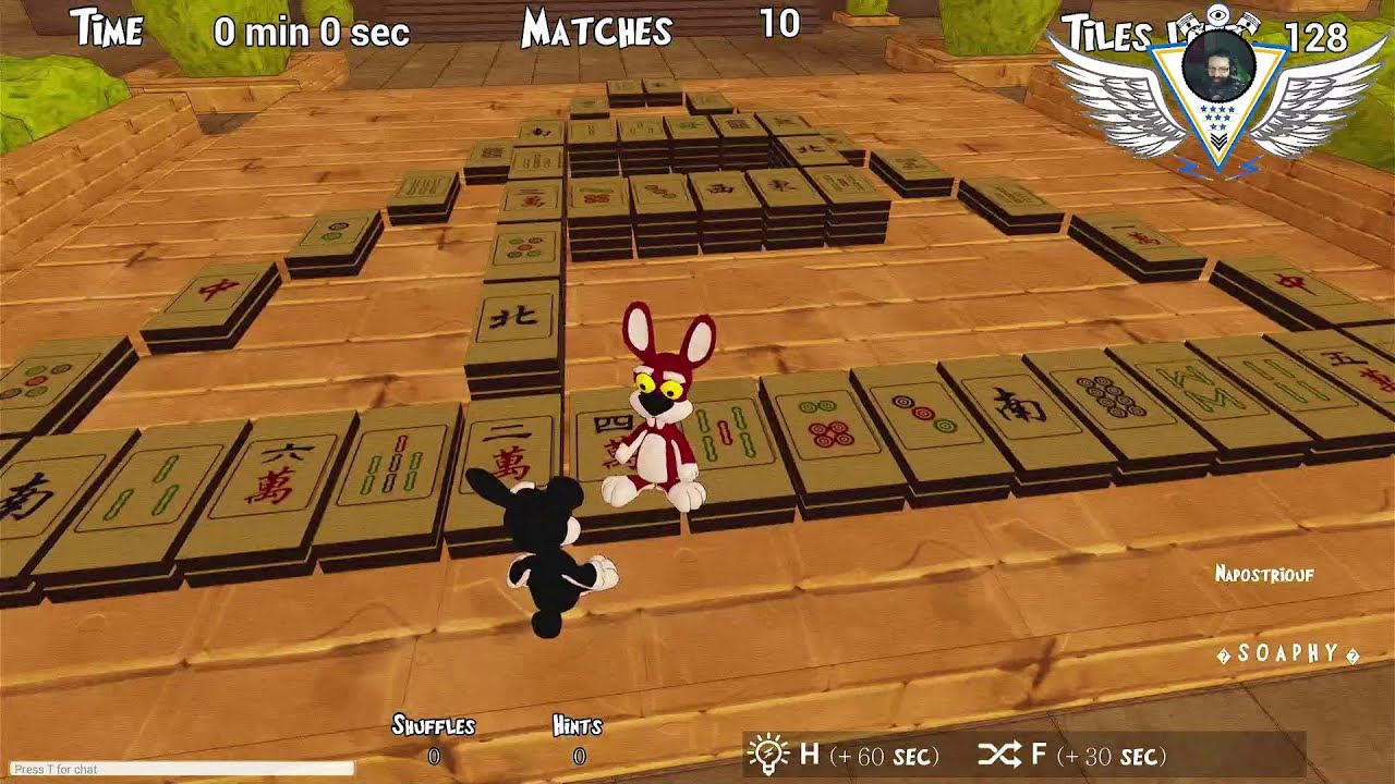 14/02/2022: Bunny Mahjo: D'autres niveaux de ce Mahjongg solitaire ...