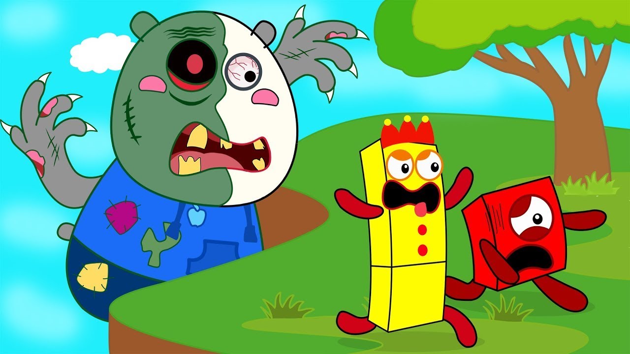 Oh No...! Scary Werewolf | Numberblocks fanmade Coloring Story - YouTube
