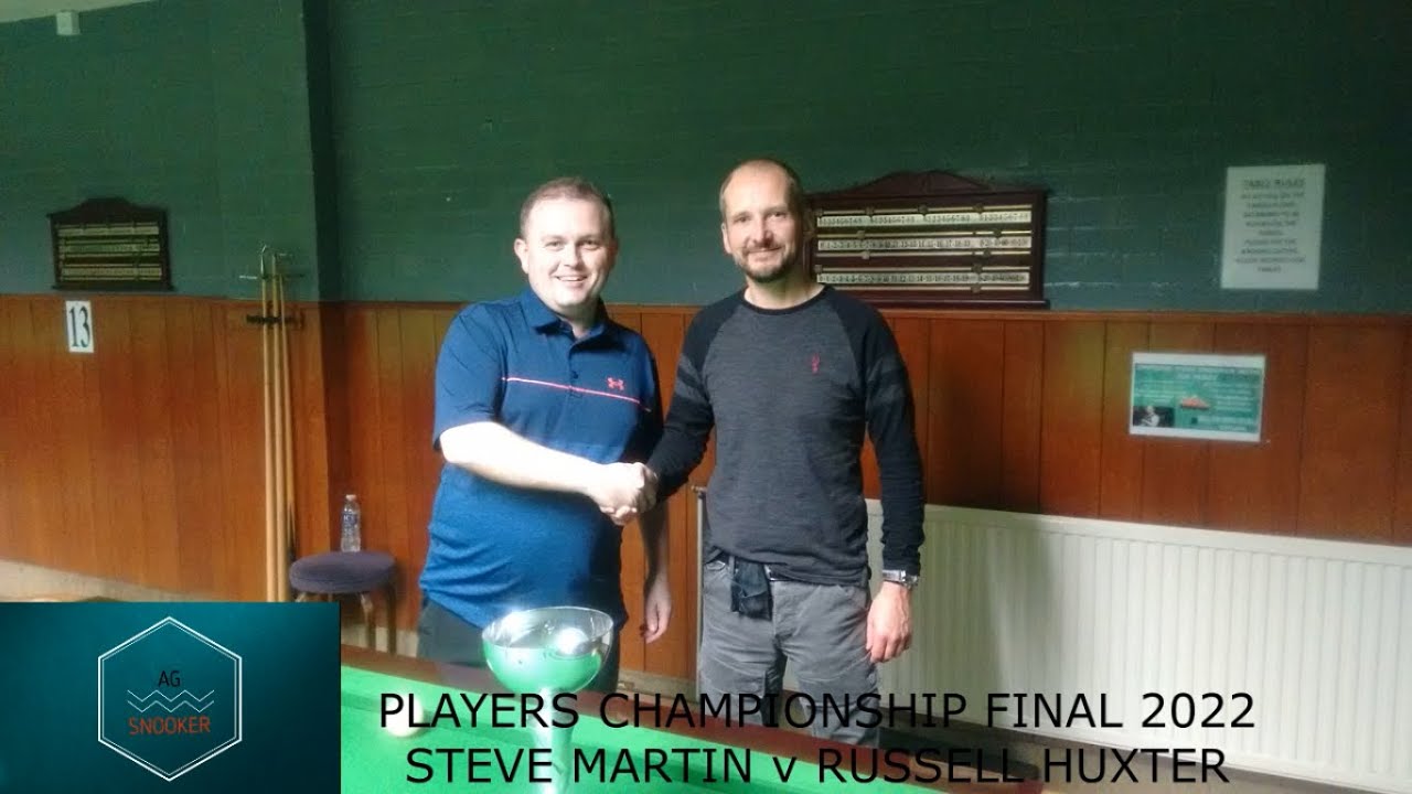 AG Snooker Players Championship 2022 Final - Steve Martin v Russell ...