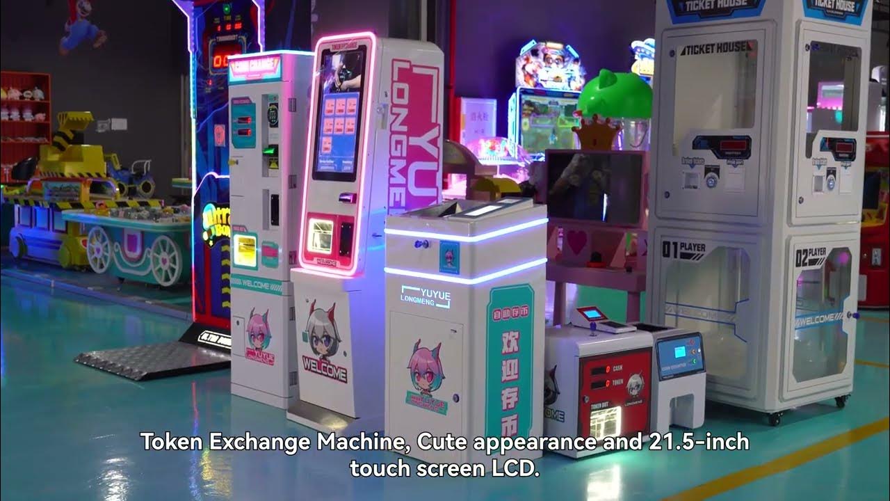EPARK Automatic Coin Exchange Machine Coin Token Deposit Exchange Machine For Amusement Game ...