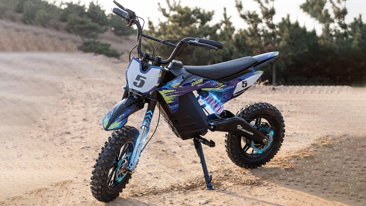 EVERCROSS TECH EV65M Electric Motocross 800W Motor 36V 7.8AH Battery ...