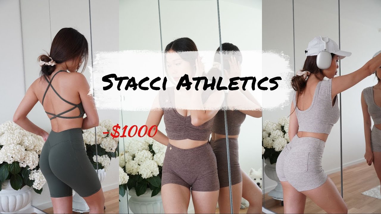 Stacci Athletics Try on haul| New collections! - YouTube