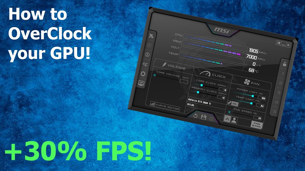 How to OverClock your GPU - Simple Universal Guide (2021) - YouTube