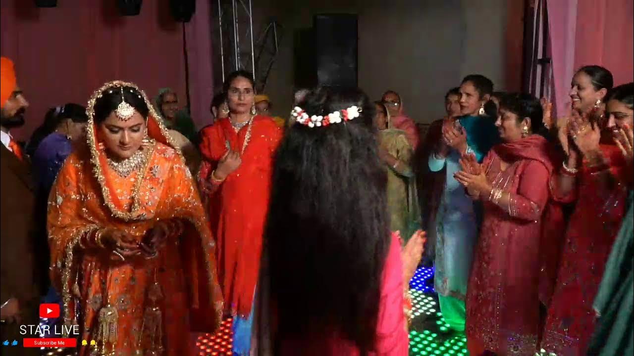 LIVE WEDDING CEREMONY OF RAJWINDER SINGH DHILLON & KIRANDEEP KAUR - YouTube