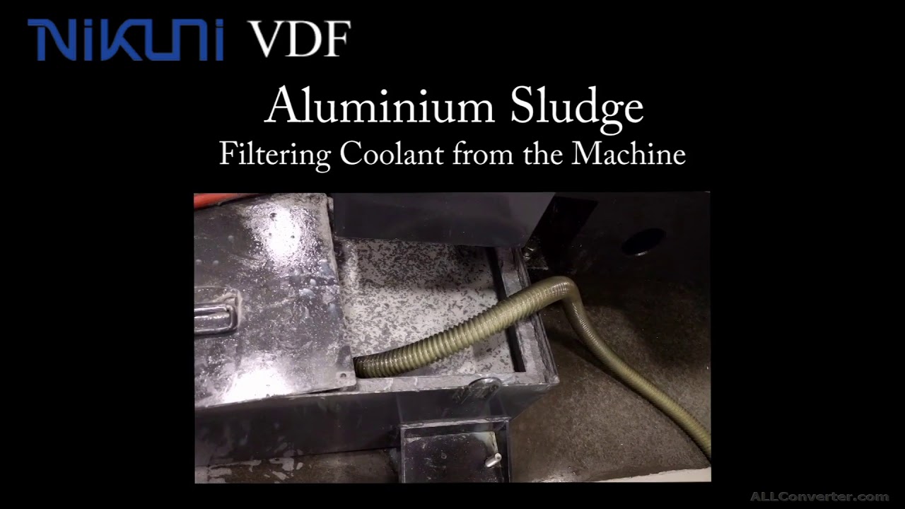 NIKUNI VDF Vortex Filter on Aluminum cutting application - YouTube