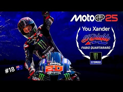 MotoGp 25!! Fabio Quartararo!! El Diablo Is Back!! #18 GP Australia ...