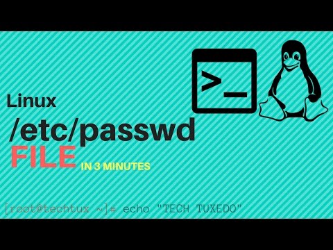 Linux in 3 minutes - passwd file - YouTube