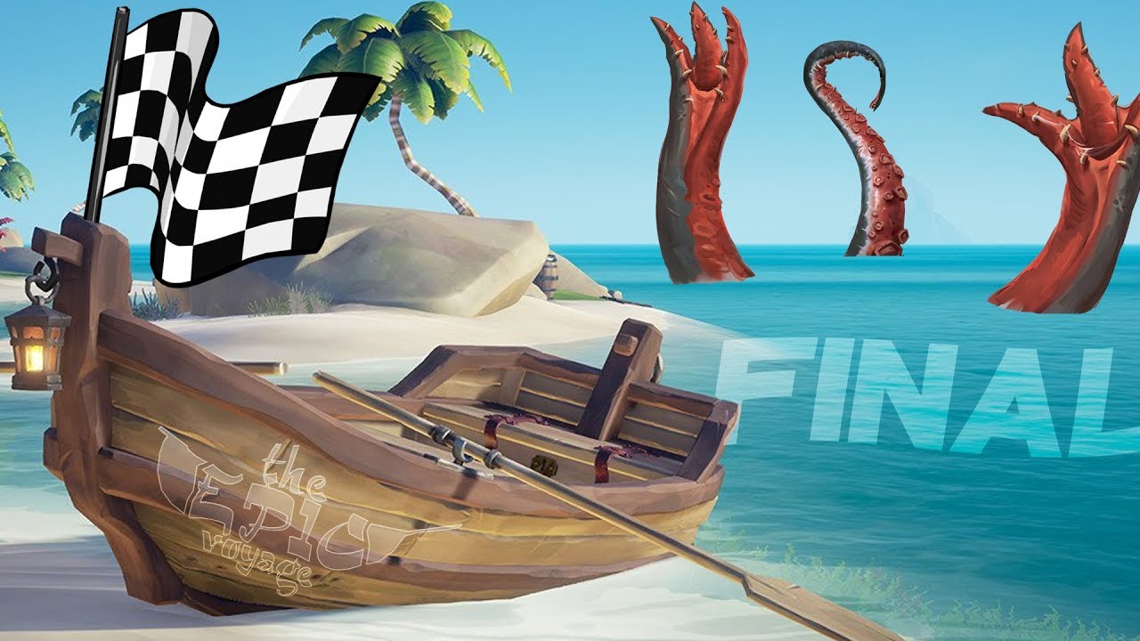 Sea of Thieves: THE ROWBOAT RACE - part 2 - YouTube