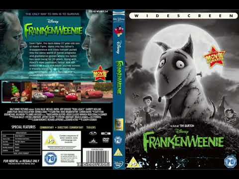 Frankenweenie (2012) DVD UK Covers Disney Movie Rewards