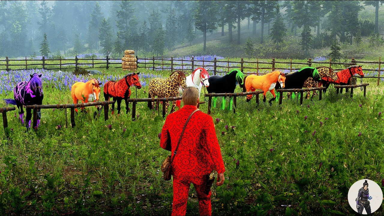 🌿 The Legendary Tamer | Arthur Morgan Discovers a Hidden Ranch of ...