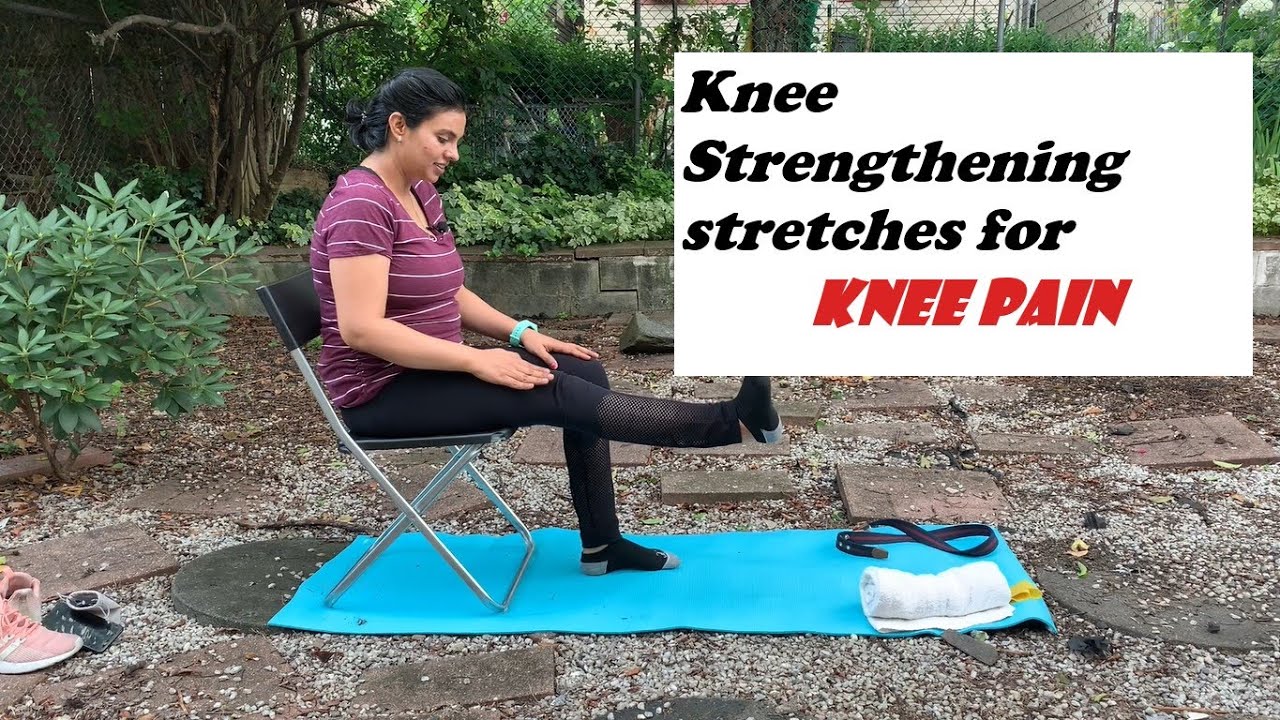 Knee Strengthening Stretches for Knee Pain | Knee Pain relief exercise ...