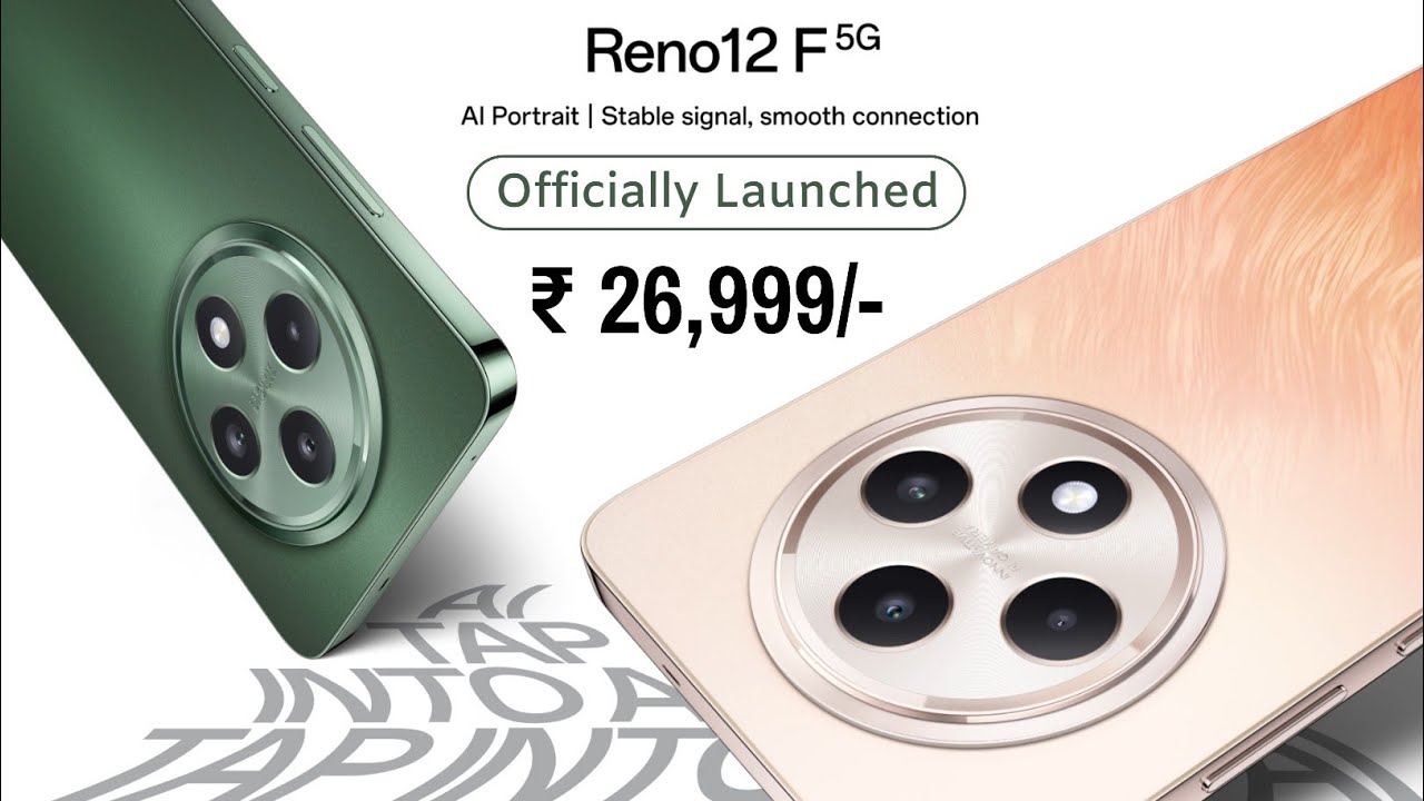 OPPO Reno 12F Officially Launched | OPPO Reno 12F 5G India Launch ...