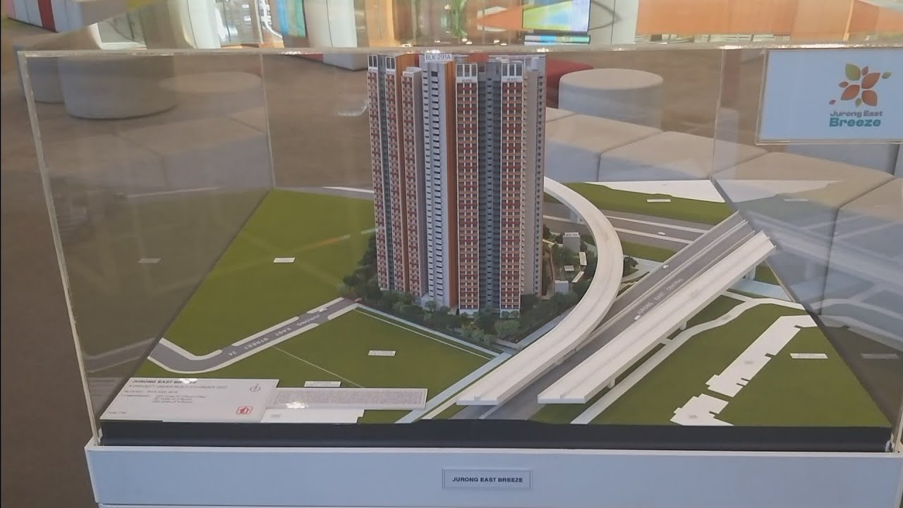 Jurong East Breeze August 2022 BTO 3D Model - YouTube