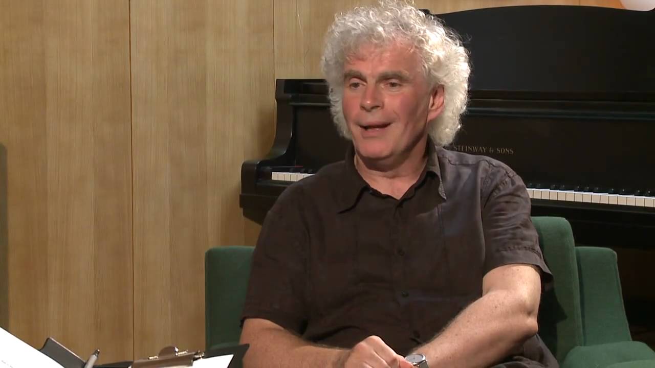 Sir Simon Rattle in Conversation - Part I - YouTube