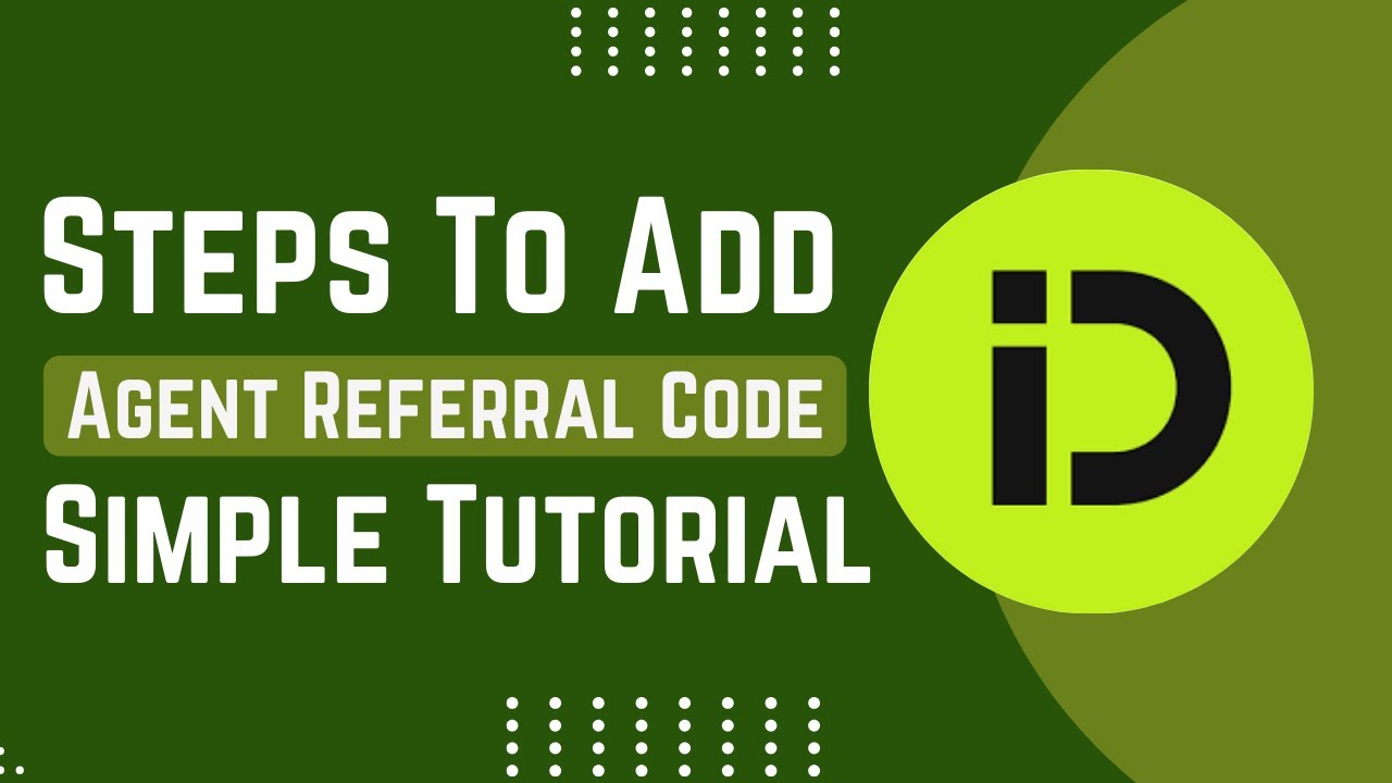How To Add Agent Referral Code On InDrive App ! - YouTube
