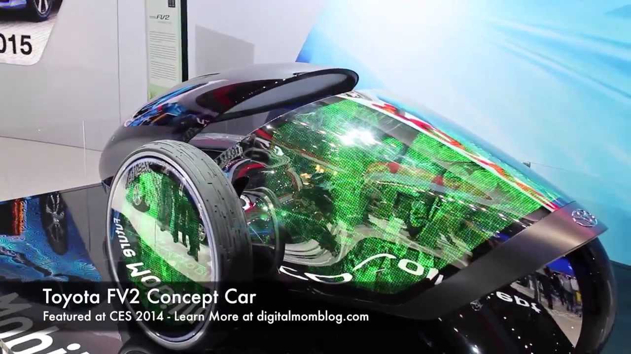 Toyota FV2 Concept Car at CES 2014 - YouTube