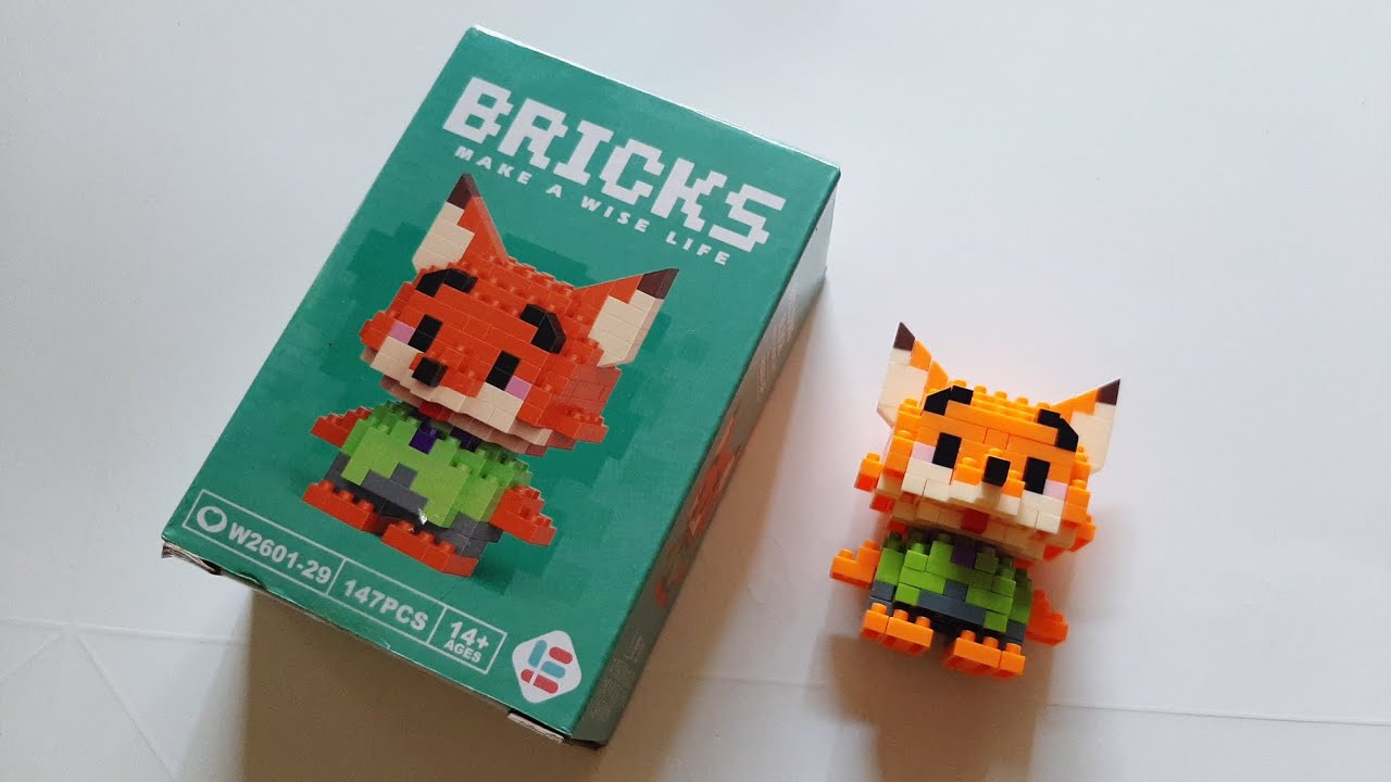 FOX LEGO BRICKS STOP MOTION - YouTube