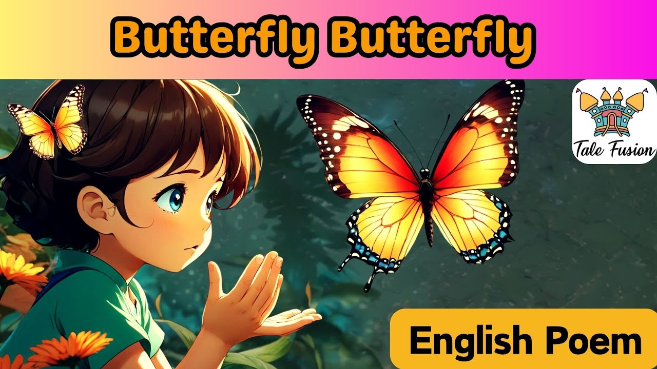 Butterfly Butterfly Flutter Away | Nursery Rhymes & Kids Song ...