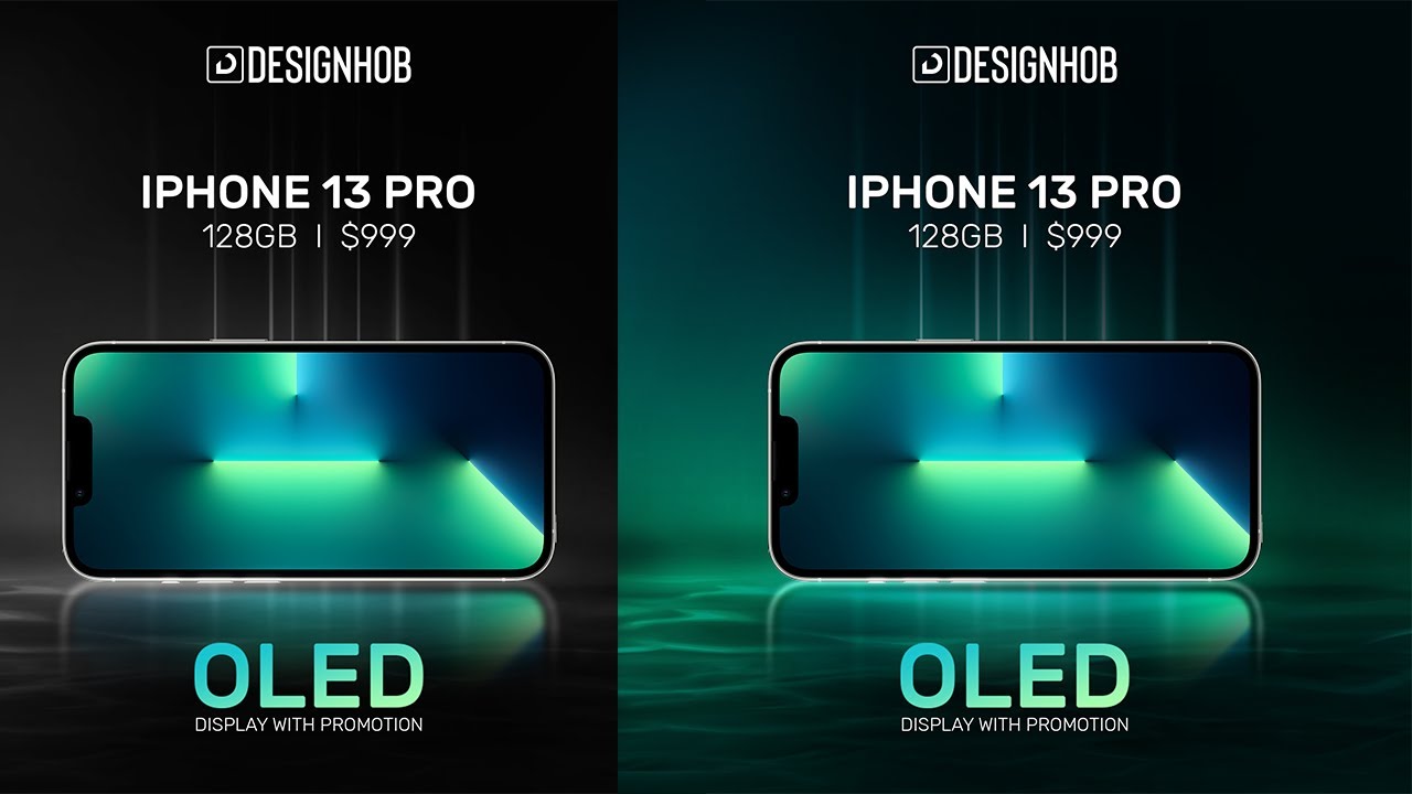 iPhone 13 Pro Phone Ads Banner Design Photoshop Tutorial | Bangla ...