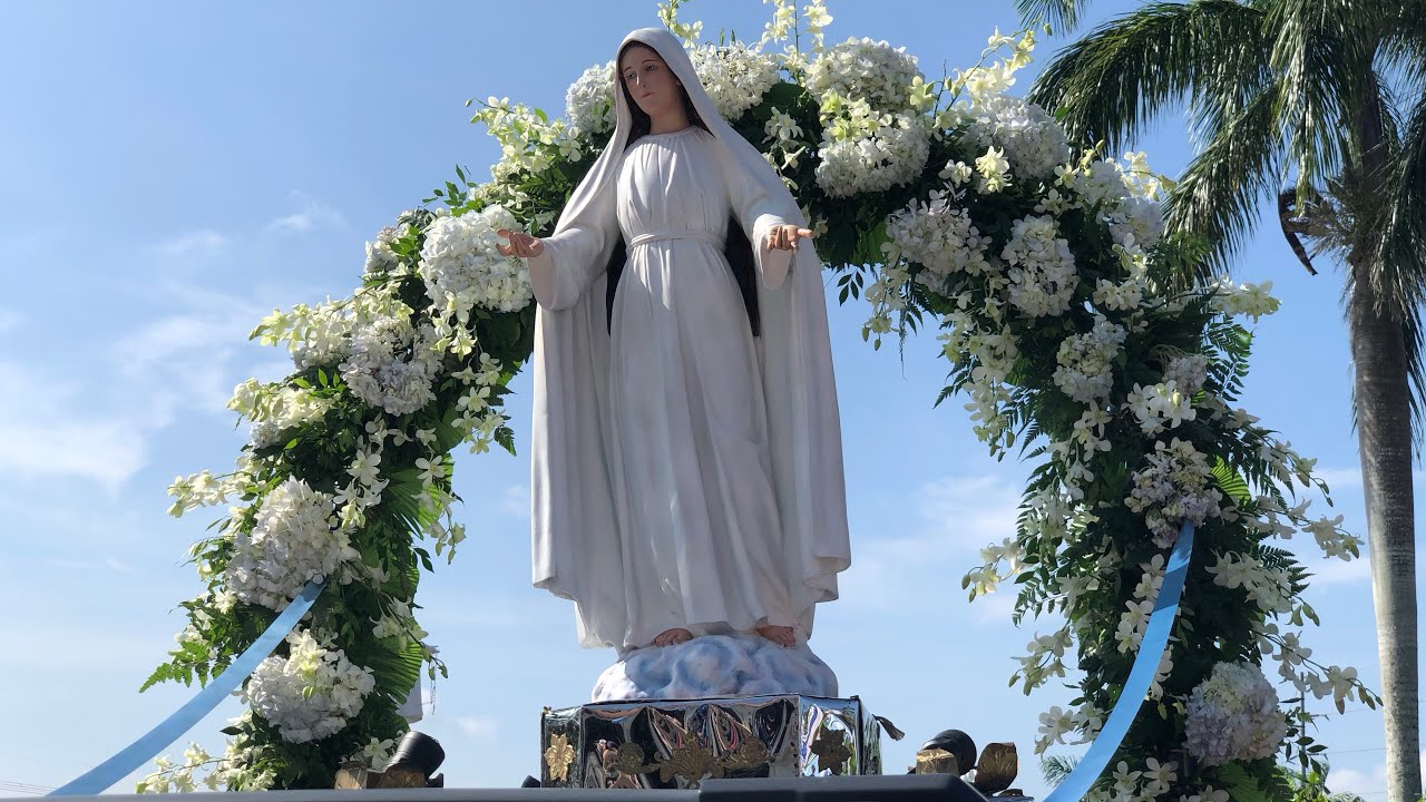 MARY MEDIATRIX OF ALL GRACE PARISH: FIESTA MOTORCADE - YouTube