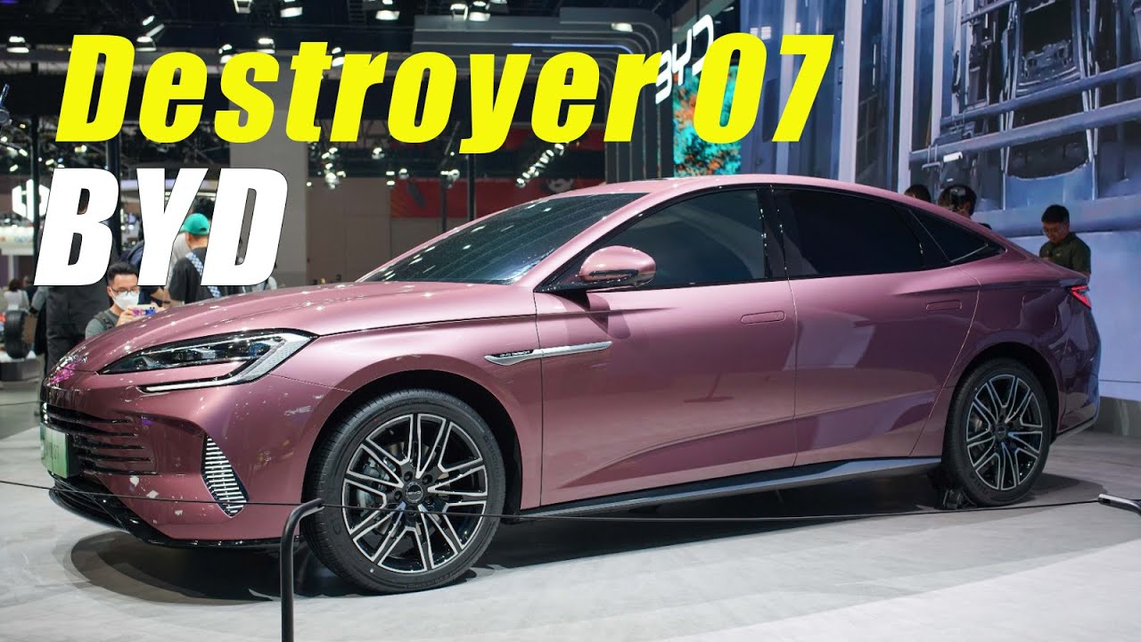 比亞迪驅逐艦07！B+級轎車比海豹更大，預計20萬左右又是爆款 | byd Destroyer 07 2023 - YouTube