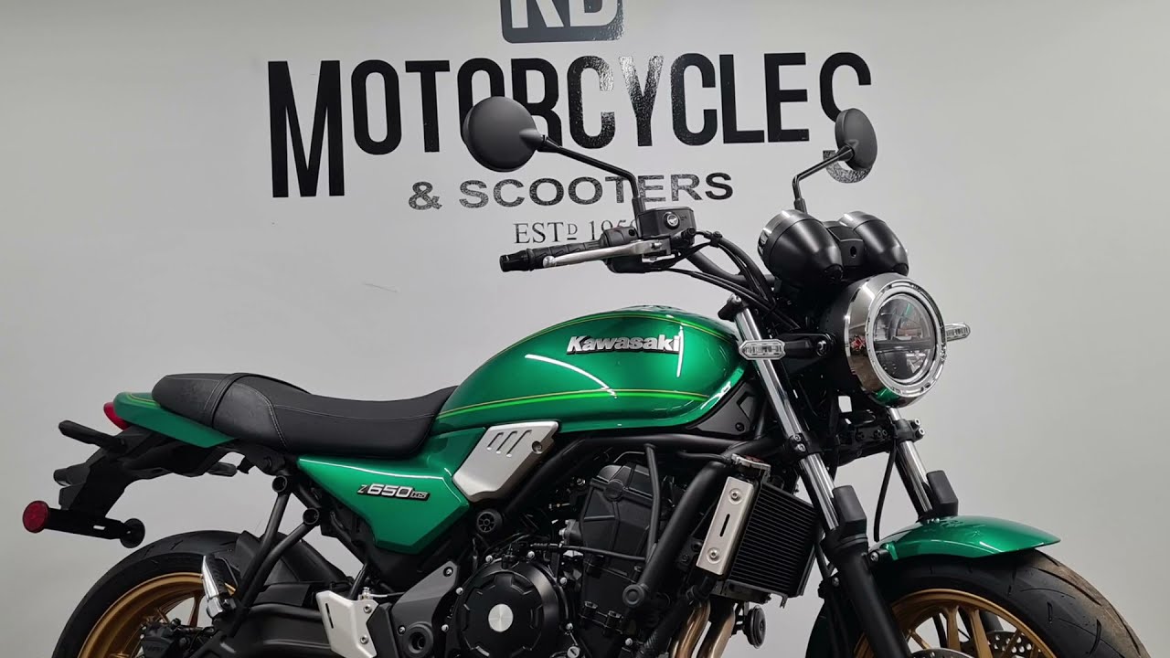 2022 Kawasaki Z650RS - Candy Emerald Green - YouTube