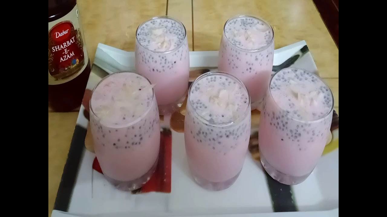 How to make Sharbat --E-Azam / Sharbat Recipe / Heena Askar Chennai ...