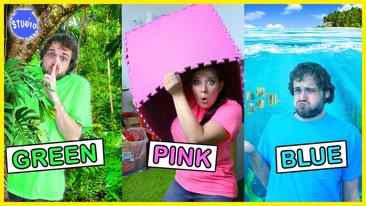 Hide and Seek in YOUR COLOR CHALLENGE! - YouTube