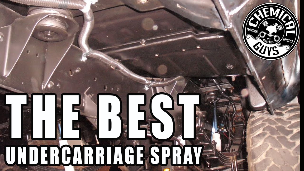 Best Under Carriage Spray - Chemical Guys Bare Bones - YouTube
