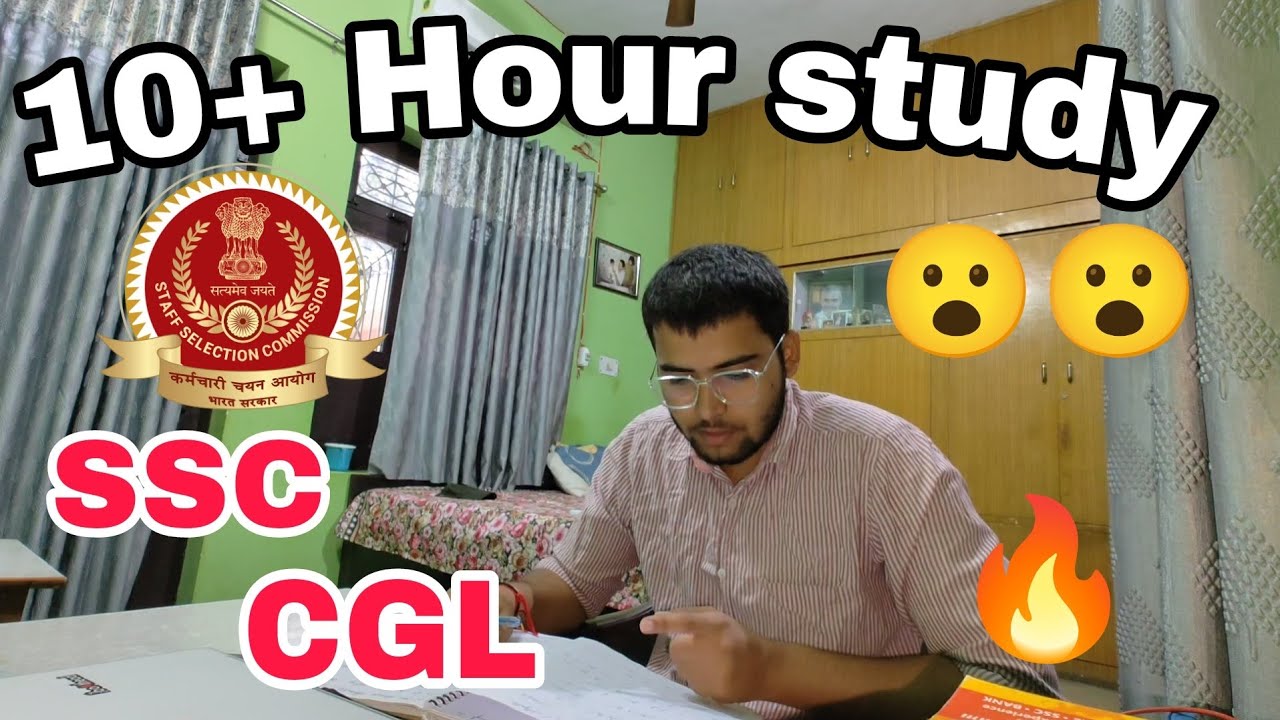 SSC CGL ASPIRANT STUDY ROUTINE 🔥 | SSC CGL 2024 | STUDY VLOG - YouTube