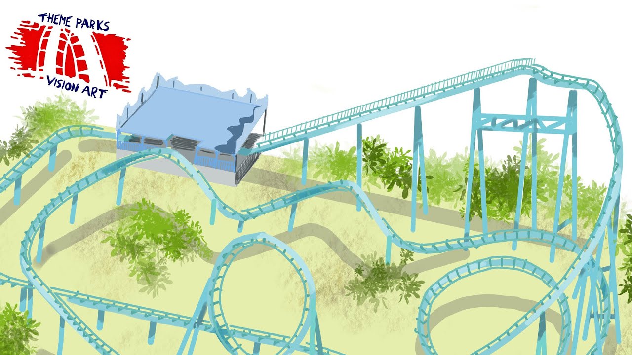 Drawing Jester Six Flags New Orleans, Jazzland - YouTube