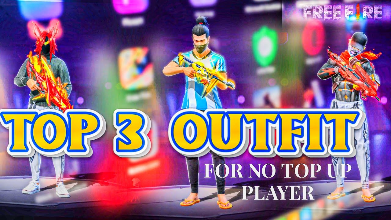 🫵🏻Look Unique in Free Fire Without a Top-Up: Top 3 Outfit Choices for ...